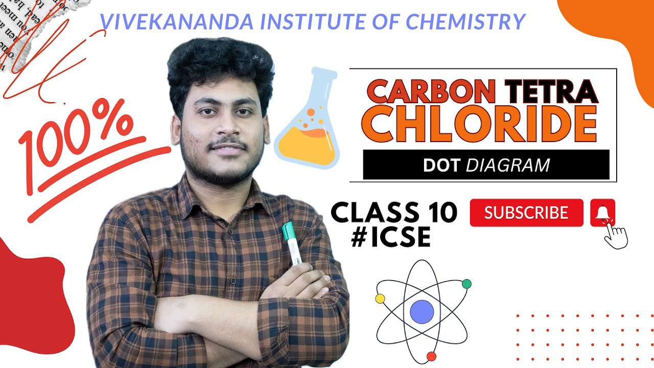 CHEMICAL BONDING CLASS 10 | Carbon tetra chloride dot diagram | #ICSE ...