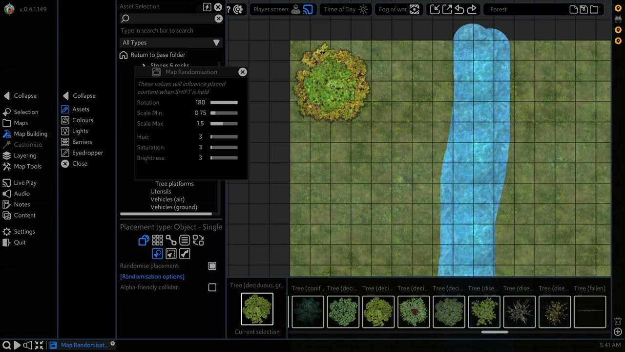 Arkenforge Tutorial - Using random placement options for trees - YouTube