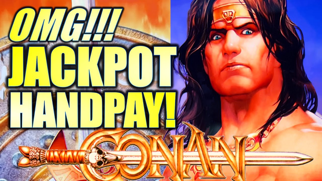 ★JACKPOT HANDPAY!★ CONAN THE BARBARIAN Slot Machine (ARISTOCRAT GAMING ...