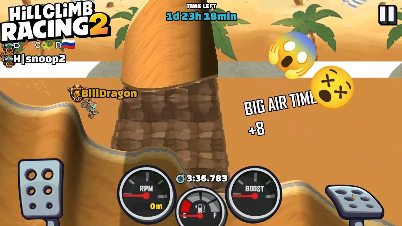 The End Of Rapid Descent Event!😱😵Hill Climb Racing 2 - YouTube