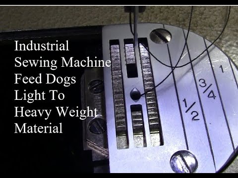 Industrial Sewing Machine Feed Dogs Christopher Nejman - YouTube