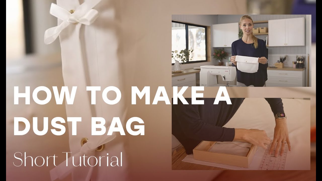 How to Make a Dust Bag for your Painting - YouTube