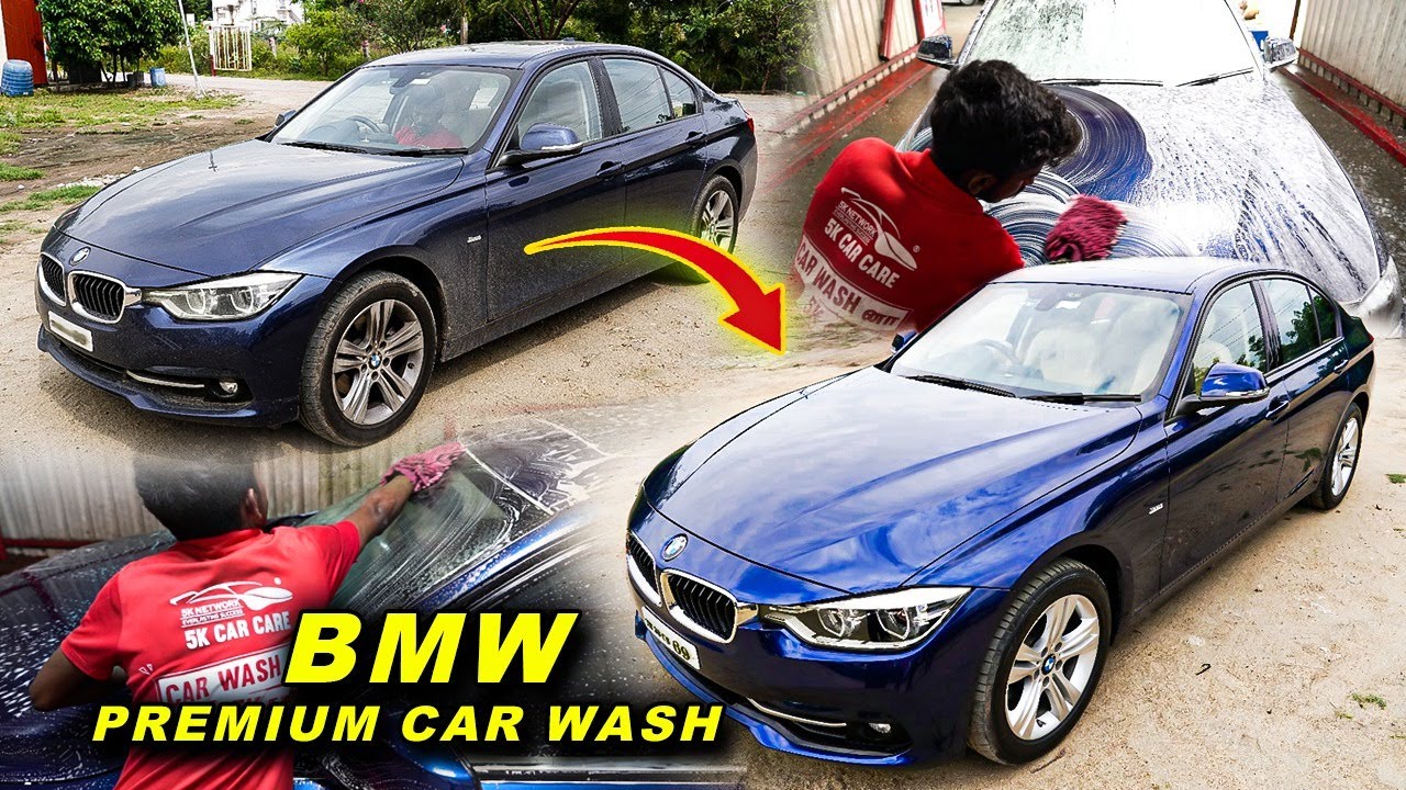 Premium car wash for BMW | 5K Car Care | Cost of car wash - YouTube