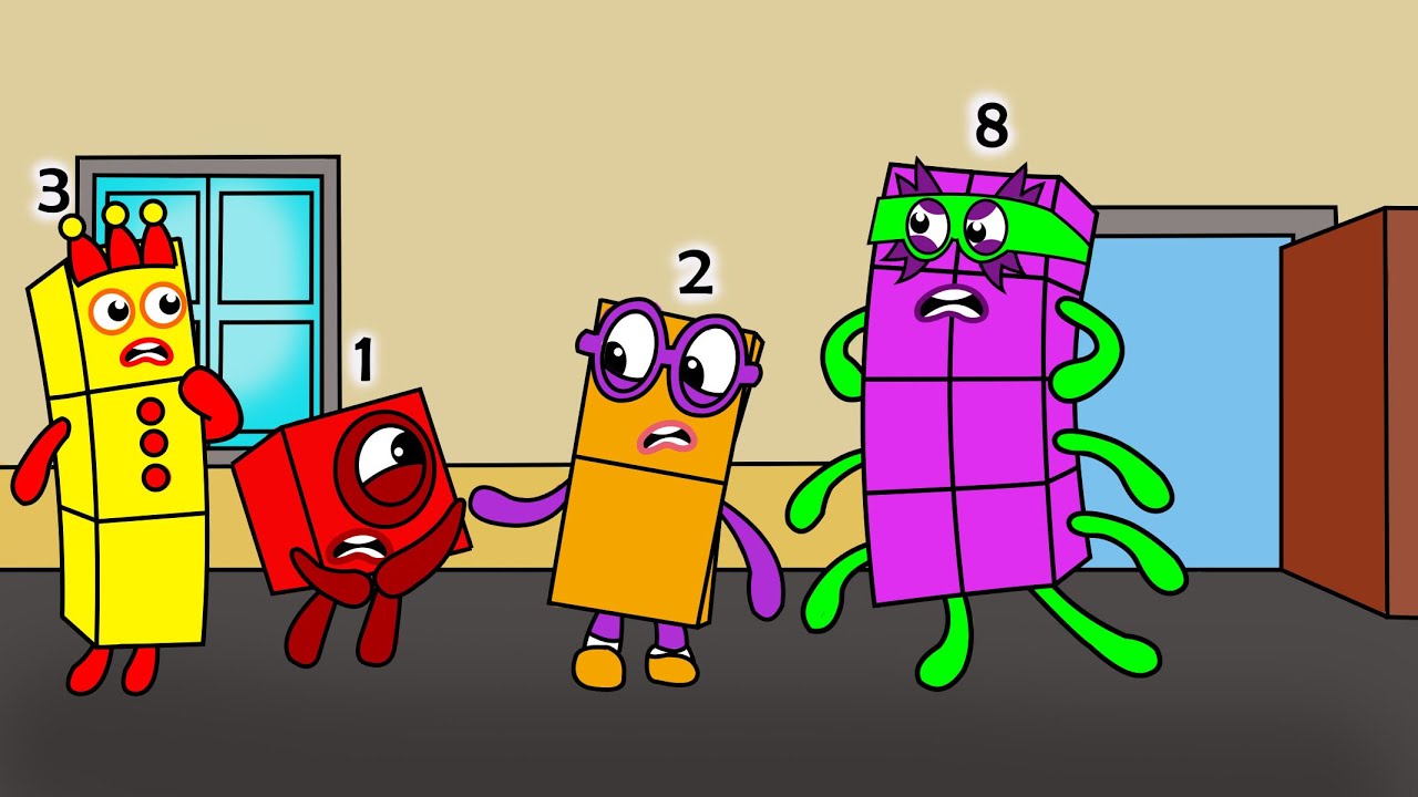 Numberblocks 2 and NB 8 prohibit NB 1 from playing - Numberblocks ...