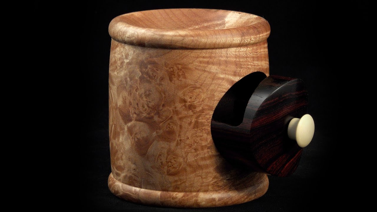 Cylindrical Box with Drawer-Part 2 - YouTube