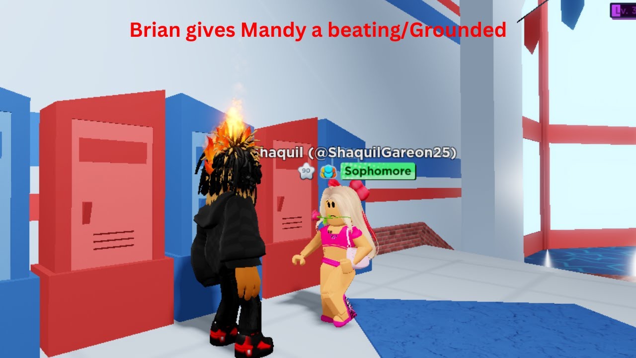 Brian gives Mandy a beating/Grounded - YouTube