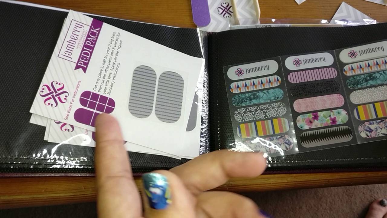 My Jamberry sample book (marketing tool) - YouTube