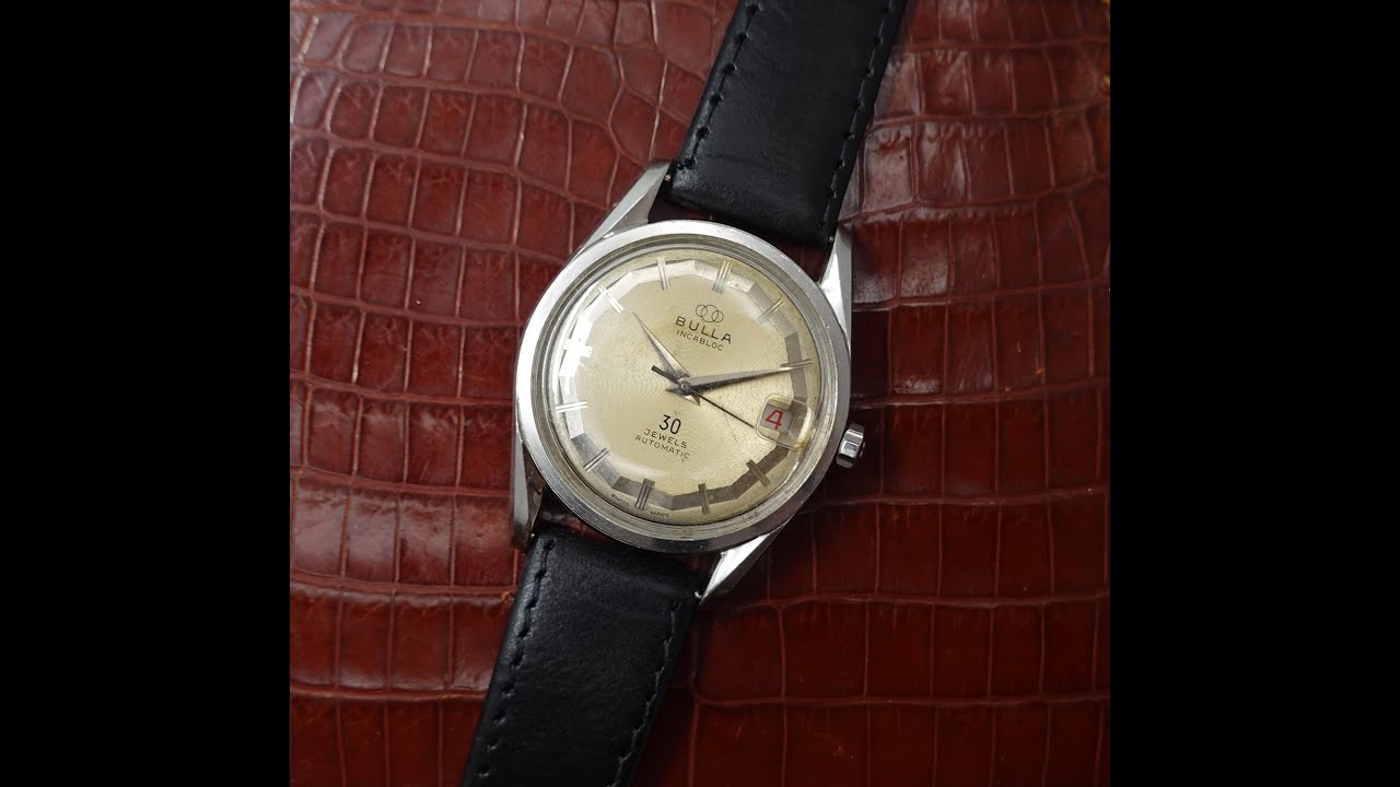 c1960 Bulla 30 Jewels Automatic men's vintage watch - inspired by the ...