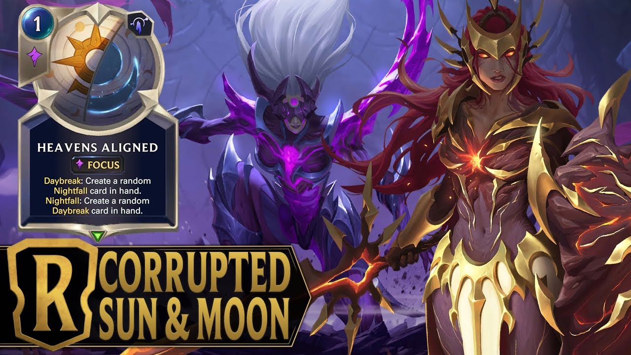 Corrupted Sun & Moon - Leona & Diana Deck - Legends of Runeterra ...