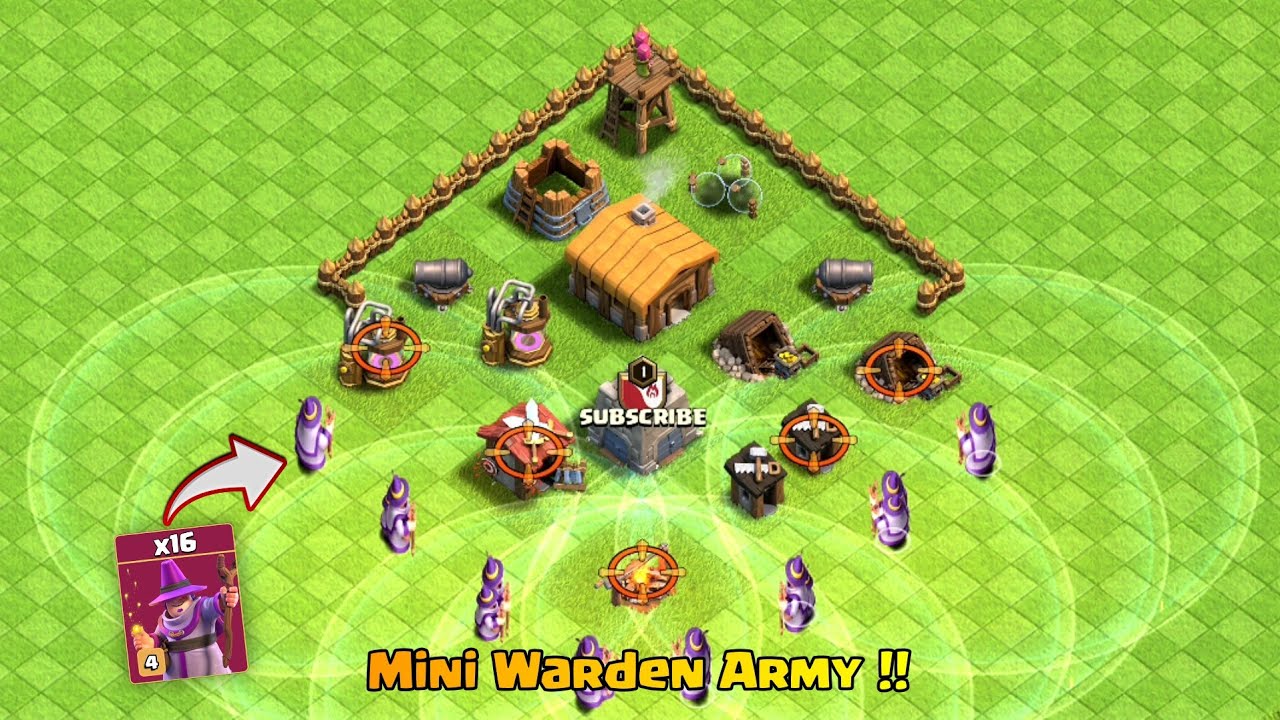 Apprentice Warden Army vs Every Town Hall | Clash of Clans - YouTube