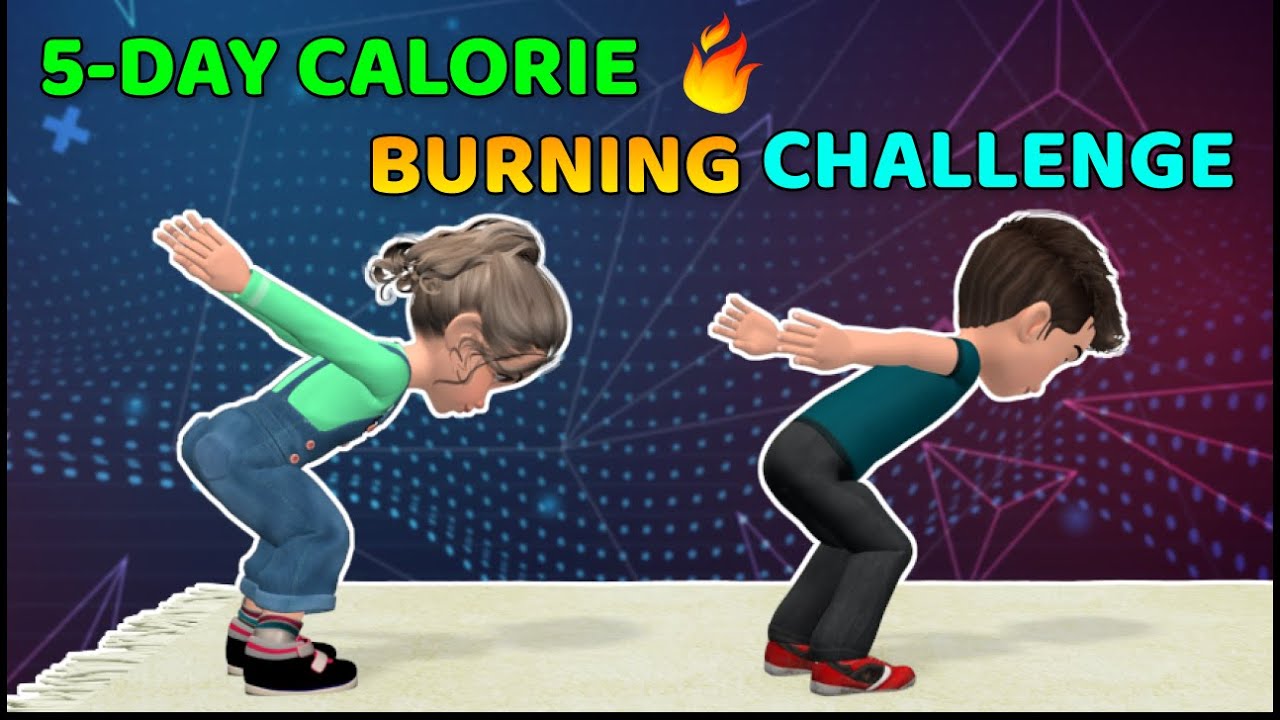 5-DAY CALORIE-BURNING KIDS WORKOUT - Fitness Challenge - YouTube