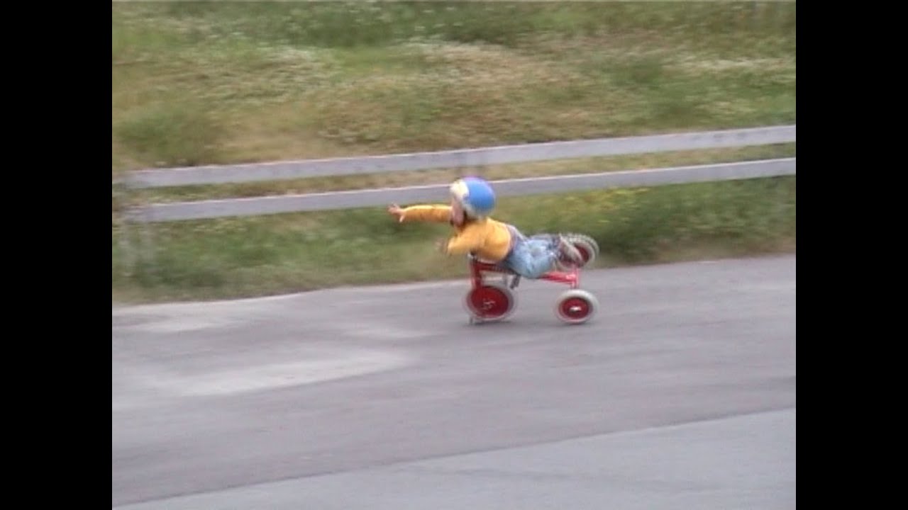 Tricycle accident - faceplant | Original Video - YouTube