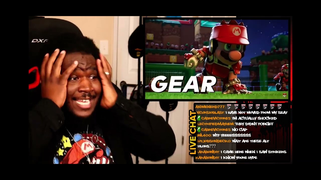 PKSparkxx’s Live Reaction to Mario Strikers Battle League In Nintendo ...