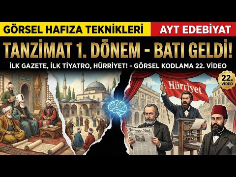 22.video:➡️Tanzimat 1. Dönem Özellikleri 📜📰  Edebiyatımızda Büyük Devrim! #aytedebiyat