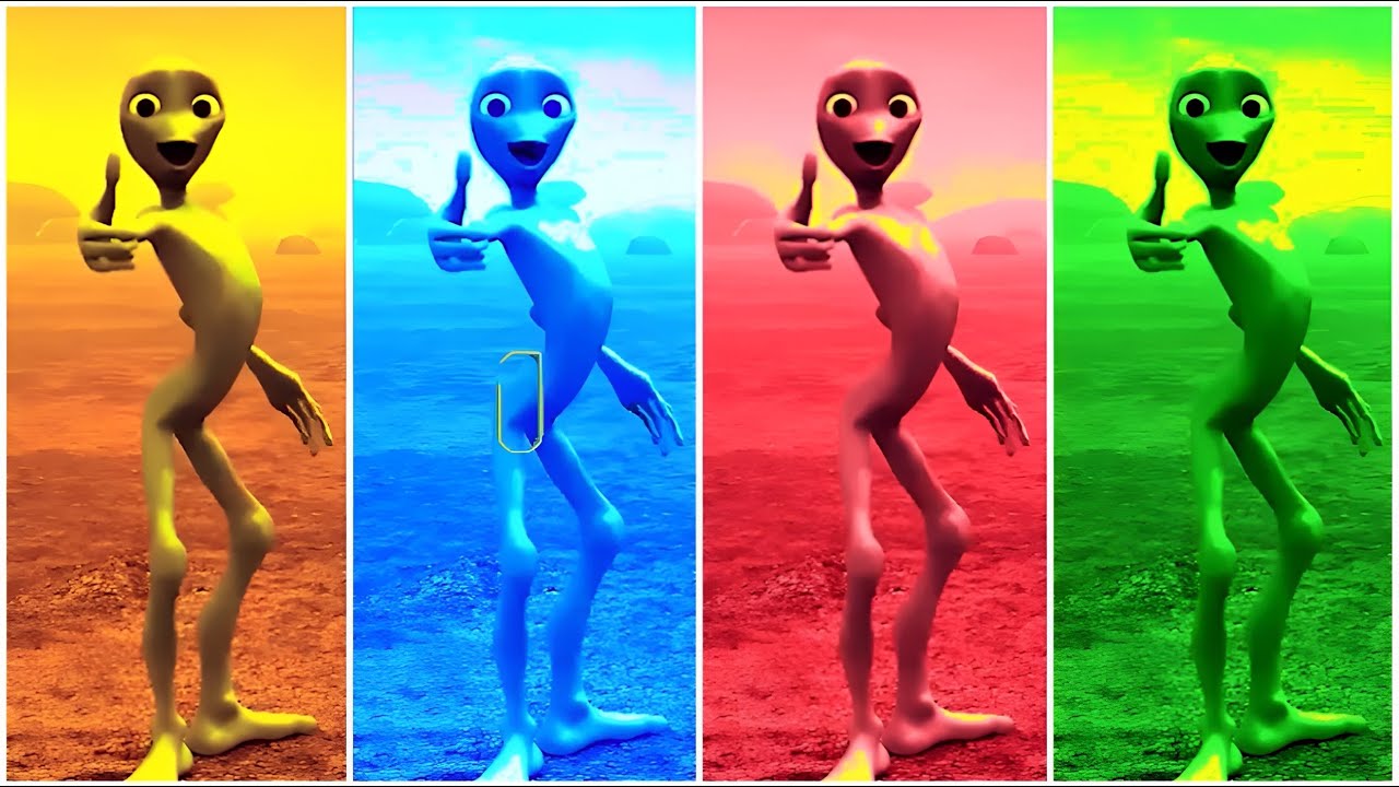 Colorful Alien Dance Party With a Surprise Twist! - YouTube