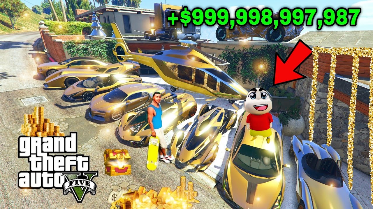 FRANKLIN KICK ANYTHING BECOME GOLD || EVERYTHING IS FREE IN GTA 5 - YouTube