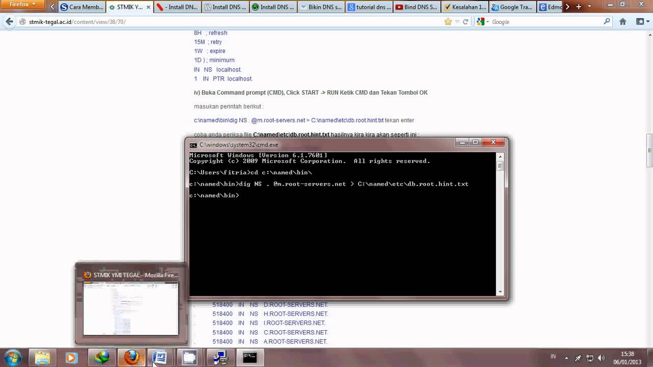 DNS Server Memakai Bind 9 Pada Windows - YouTube