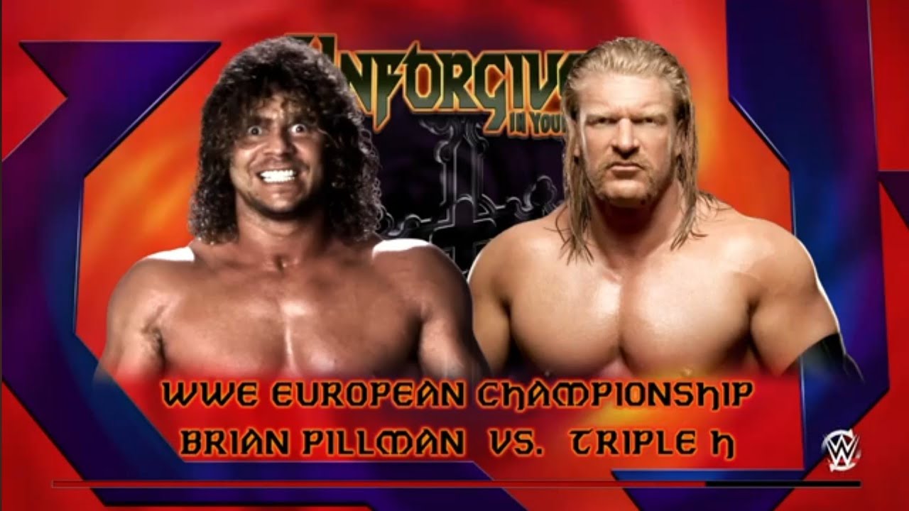 Triple H vs Brian Pillman. Unforgiven 98. WWE 2K16 - YouTube