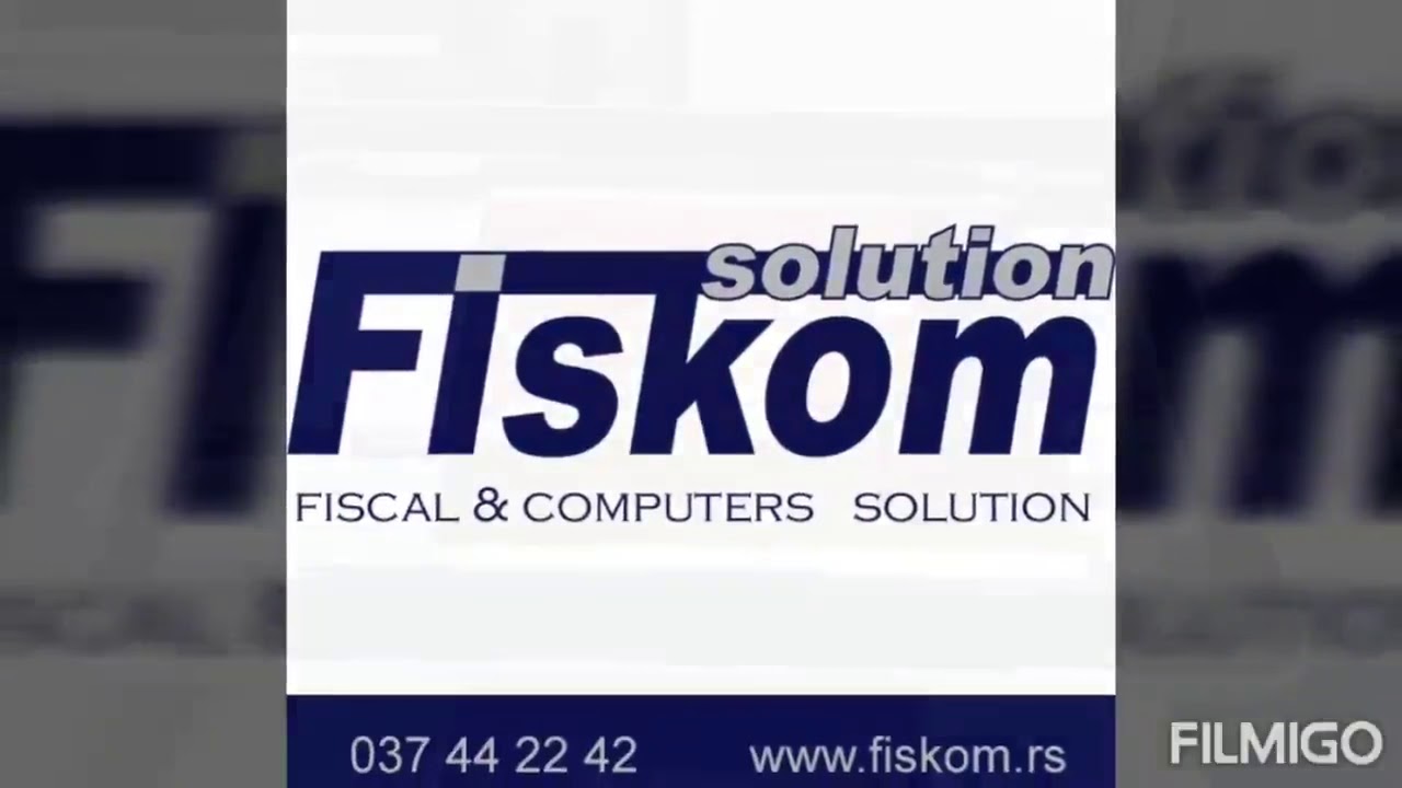 POINT OF SALE - working Fiskom Solution :: Fiskalne Kase Krusevac - YouTube