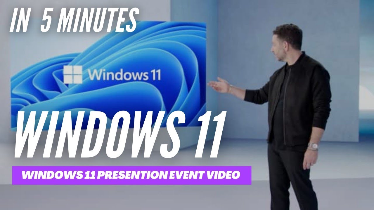 Windows 11 event brief // 🆕 eye Pleasing UI - YouTube