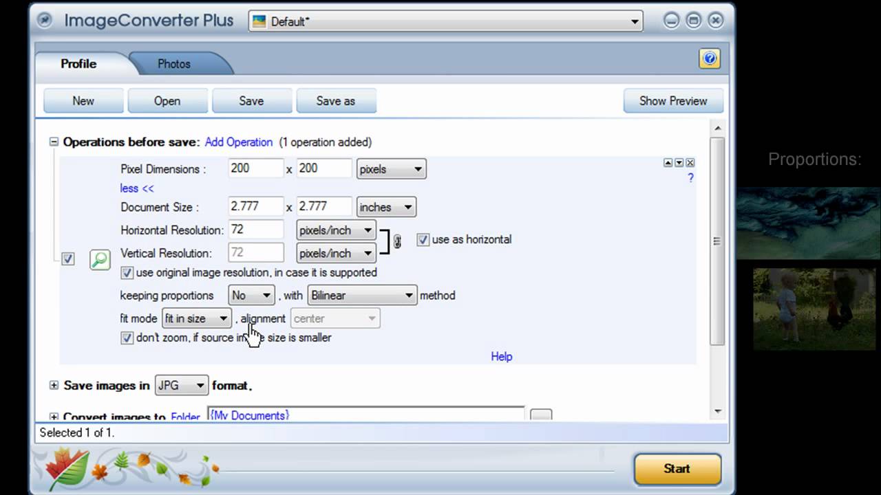 How to make thumbnails with ImageConverter Plus - YouTube