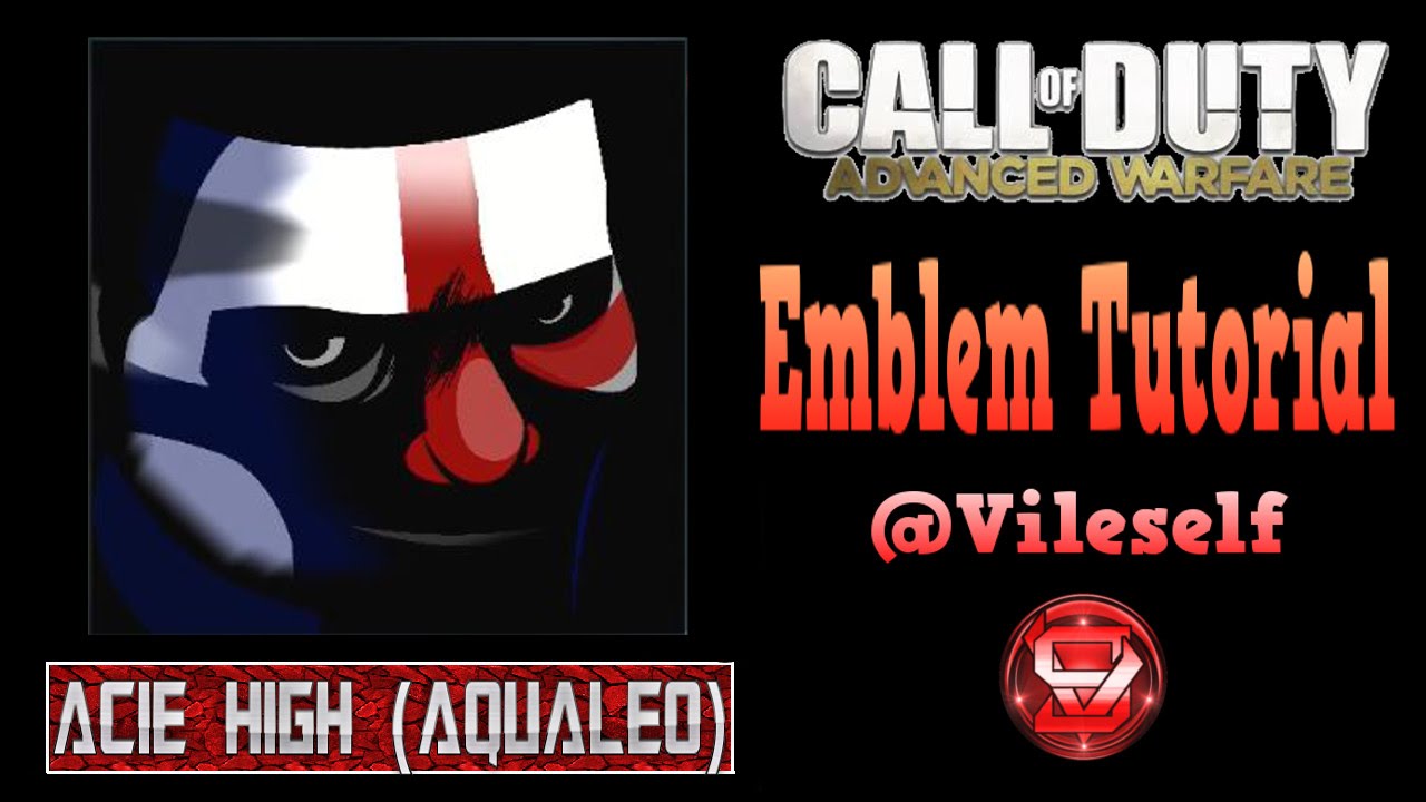 Advanced Warfare Emblem Tutorial: Acie High (Aqualeo) - YouTube