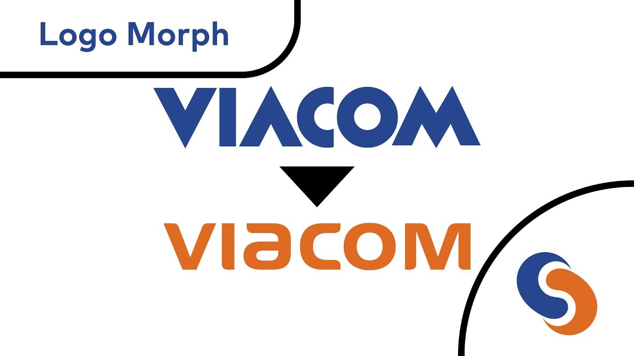 The 1990 Viacom logo morphs/transforms into the 2006 logo - YouTube