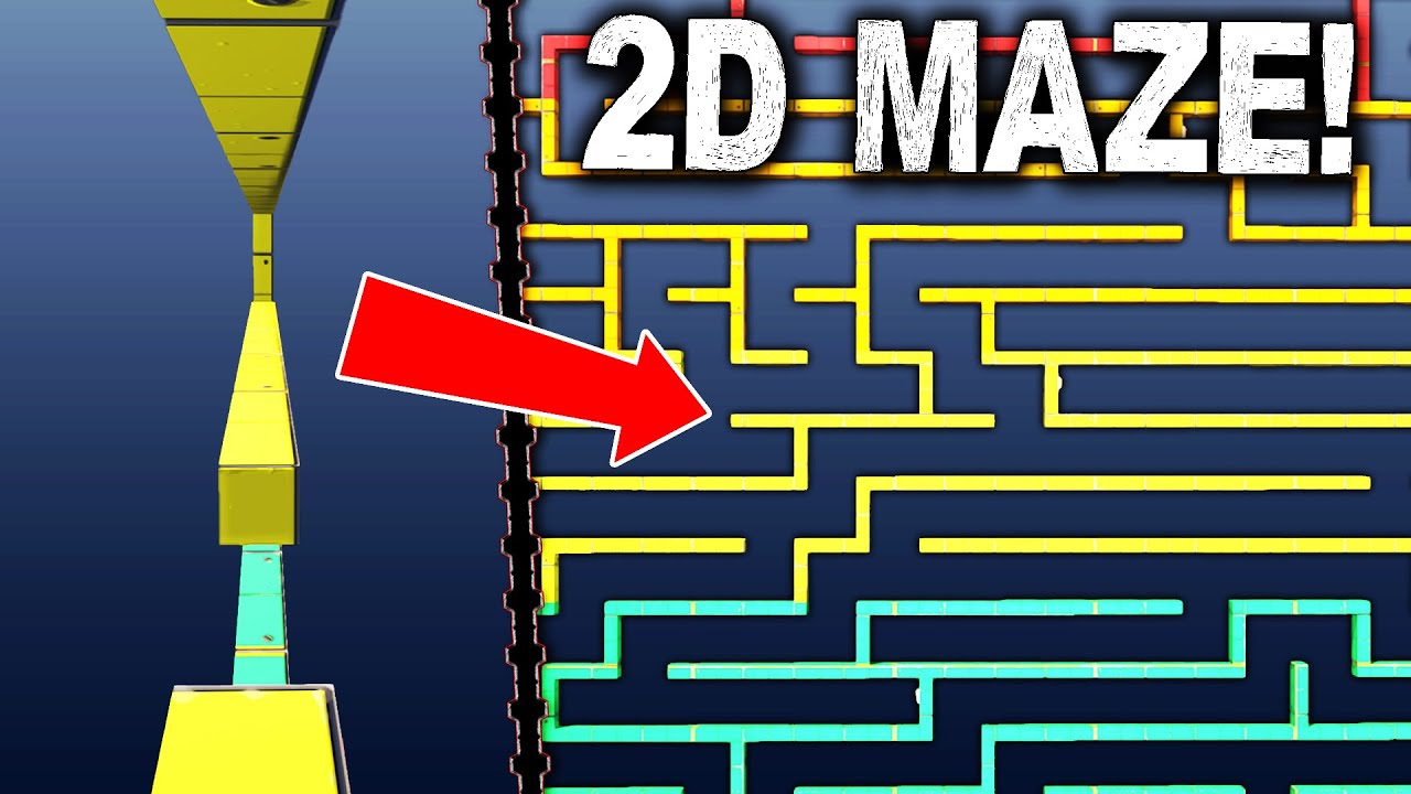 I Trapped My Friends in a 2D Maze! - YouTube