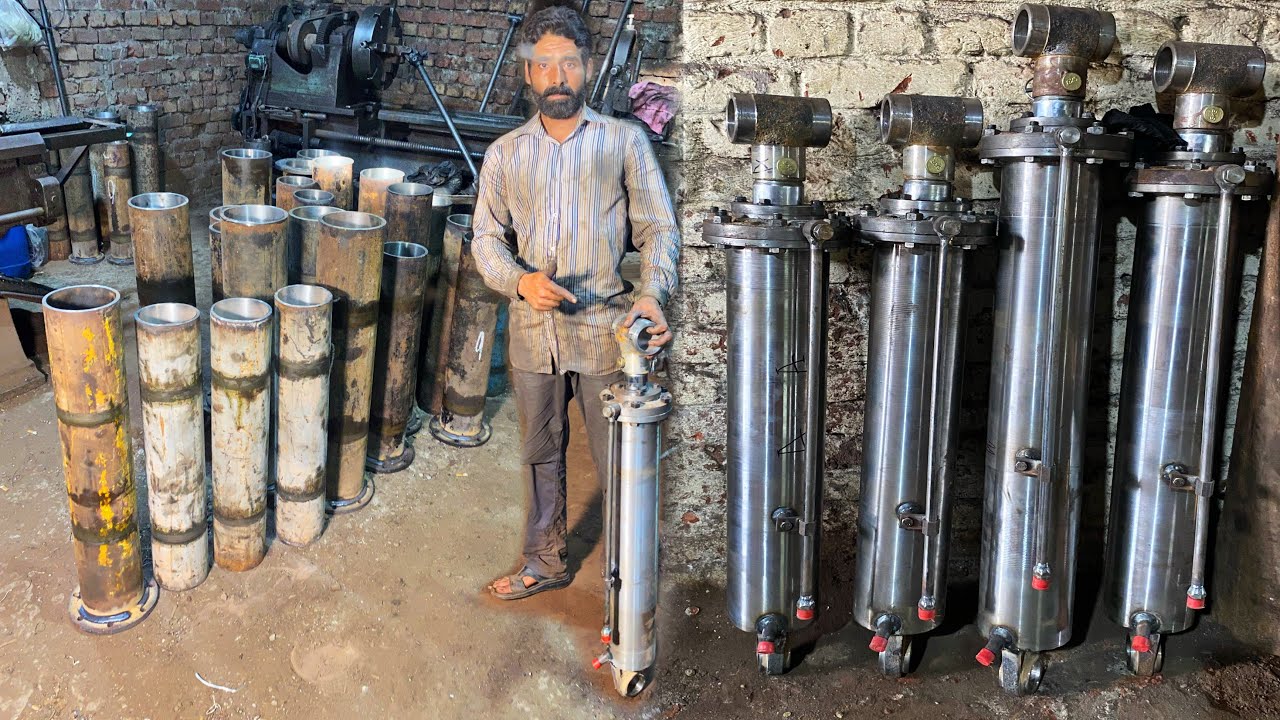 Tractor Trolley Hydraulic Jack are Made with Old iron Scrap | Amazing ...