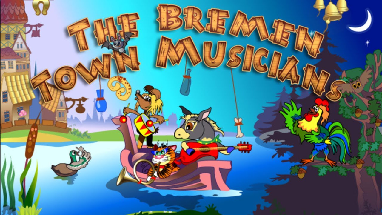 The Town Musicians of Bremen / Kids Bed Time Story from Classic Fairy ...