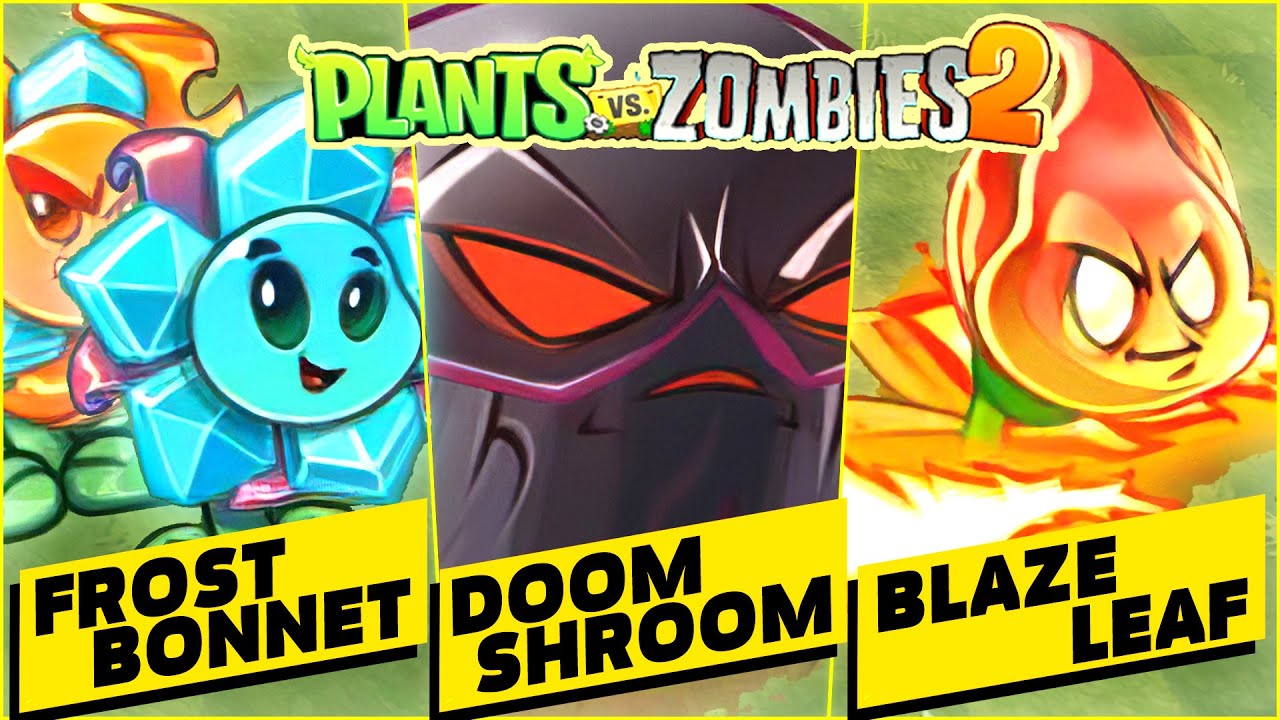 FROST BONNET x DOOM SHROOM x BLAZE LEAF All Ability and Power Up ...