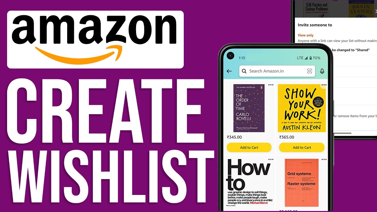 How To Create an Amazon Wish list and Share it (2024) - YouTube