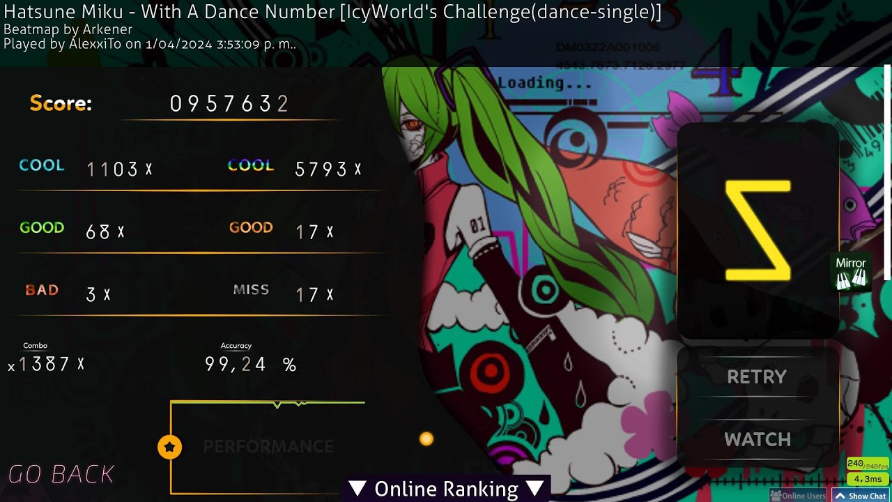 With A Dance Number 99,24% - YouTube