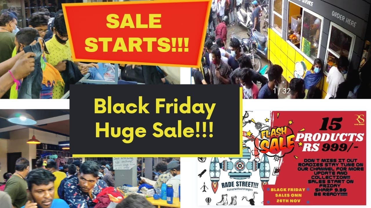 Roadies On RadeStreet..!! | Black Friday Flash Sale Offer | Chennai ...
