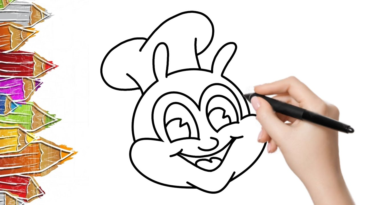 Learn How to Draw Jollibee: Easy Step-by-Step Tutorial - YouTube