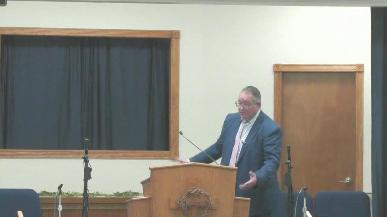 Grace Bible Baptist Church, New Paris. IN. 09-10-23 pm Pastor Dan ...