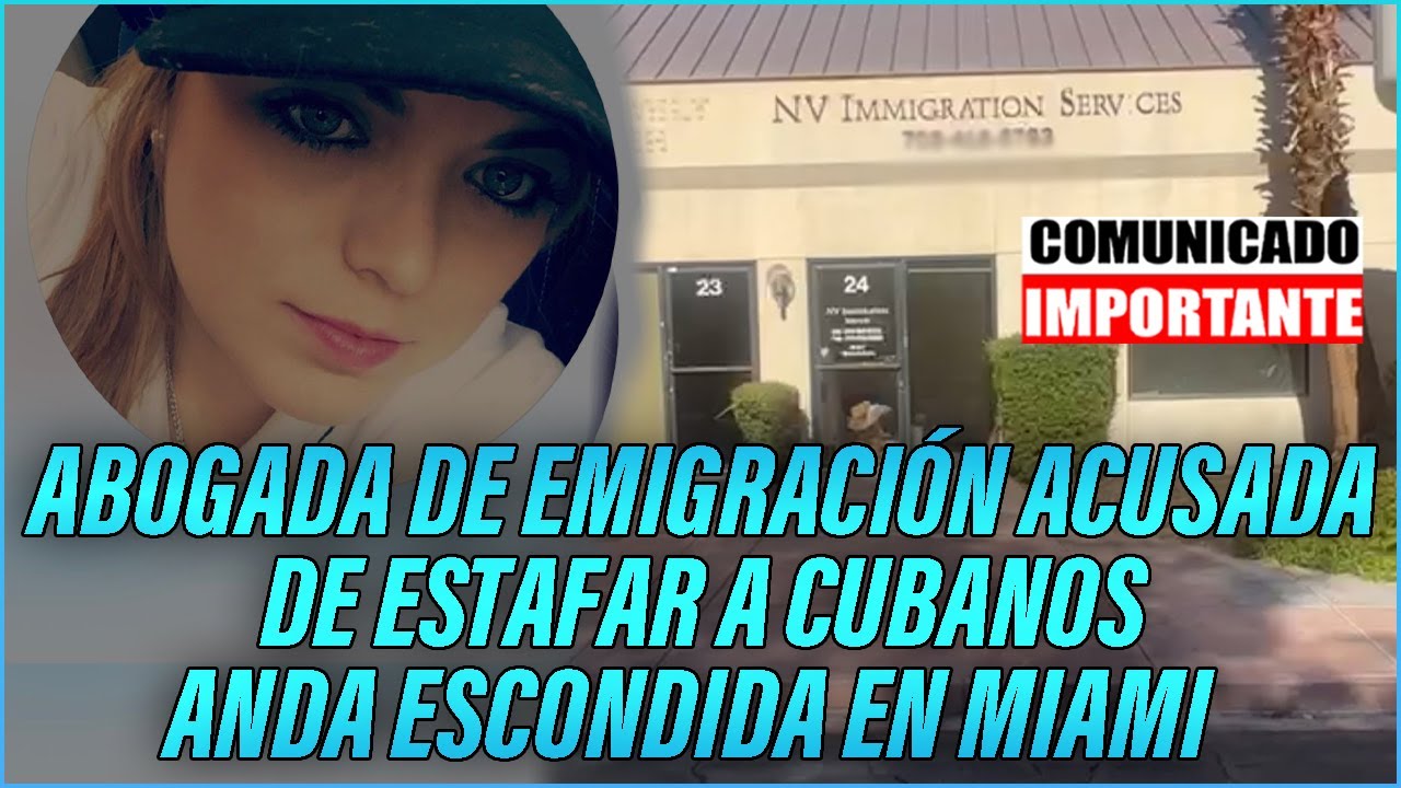 ABOGADA ANDA ACABANDO CON LOS CUBANOS Y AHORA SE ESCONDE EN MIAMI - YouTube