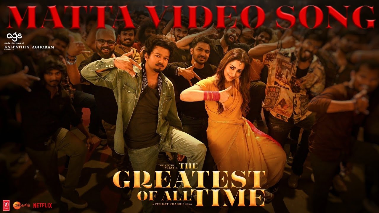 The GOAT - Matta Video Song | ThalapathyVijay | Trisha | Venkat Prabhu ...