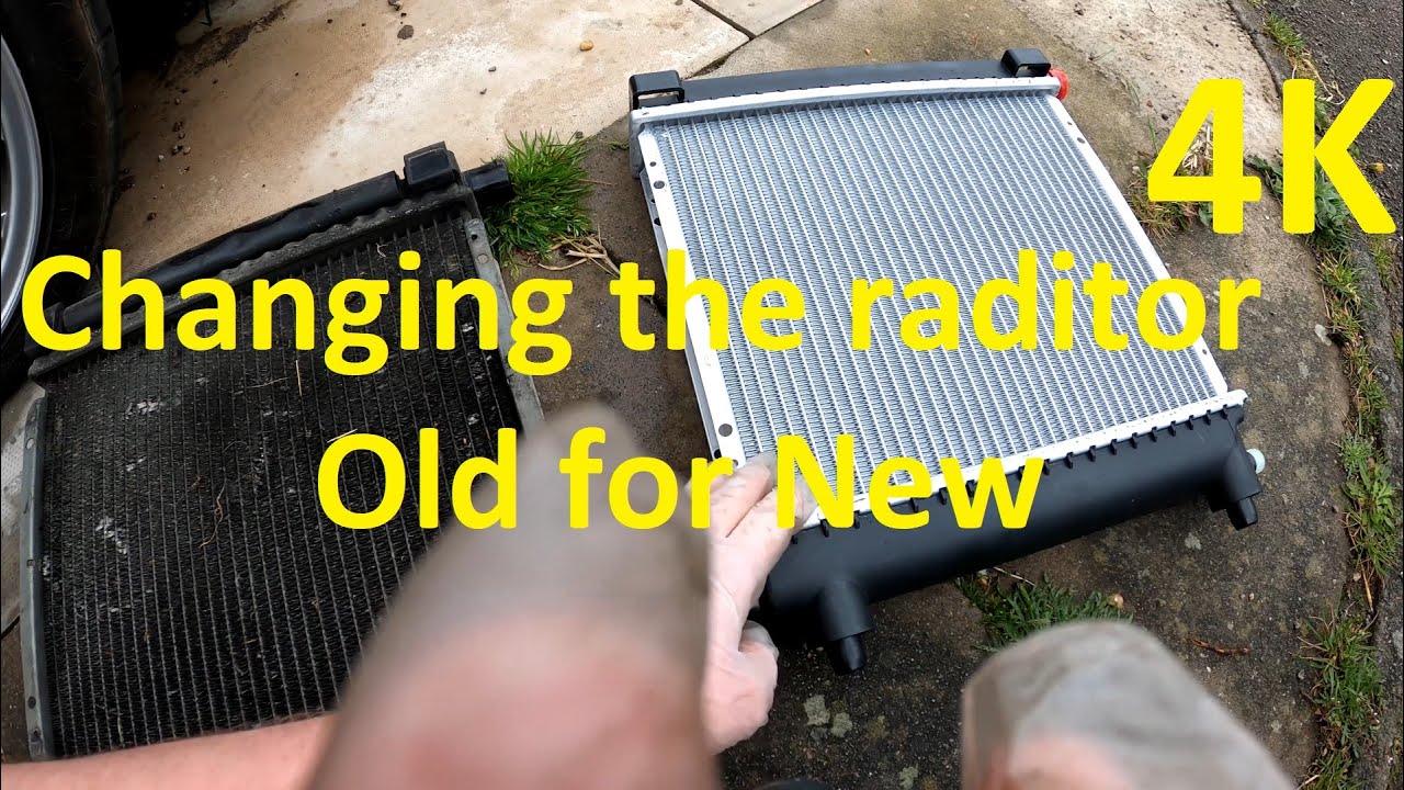 Changing the radiator in my Mercedes 190e - YouTube