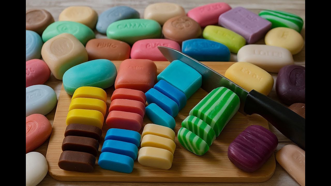 Soap ASMR – Cutting 100 Soaps Nonstop! | Just Soap. Just Sound. Just ...
