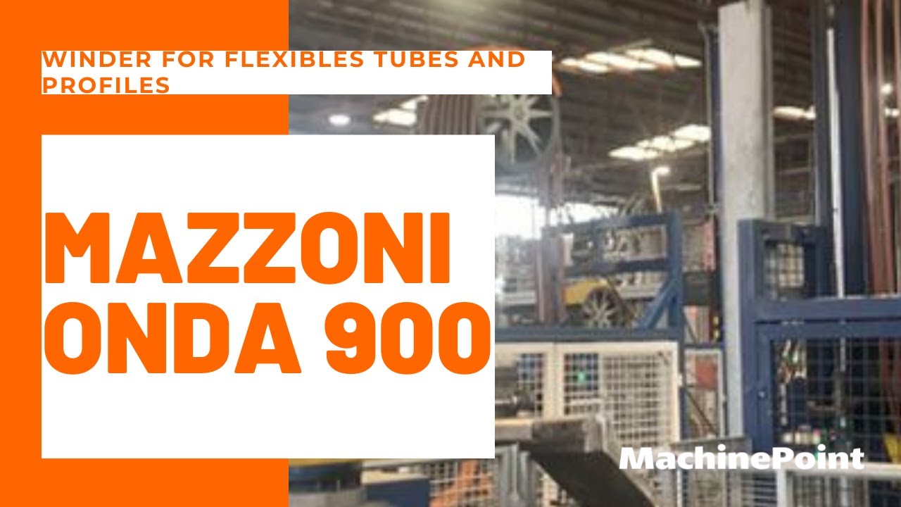 MAZZONI ONDA 900 Winder for flexibles tubes and profiles | MAZZONI ...