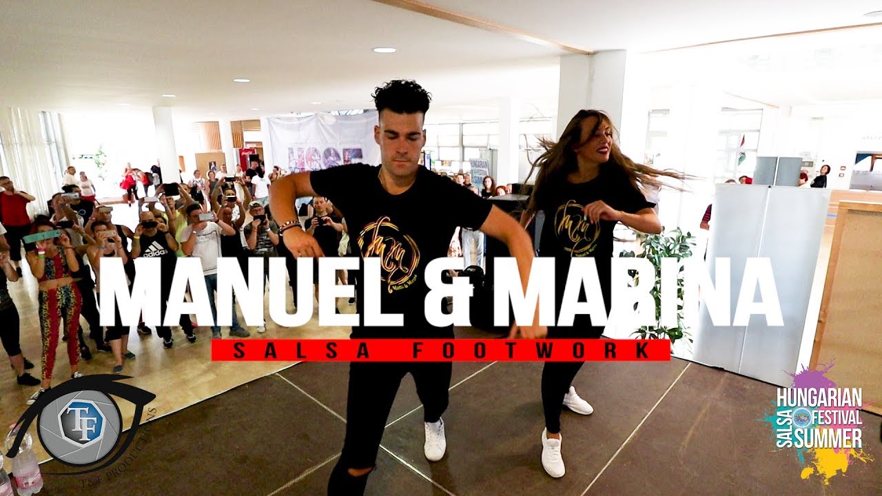 MANUEL & MARINA Salsa Footwork @HSSF2019 - YouTube