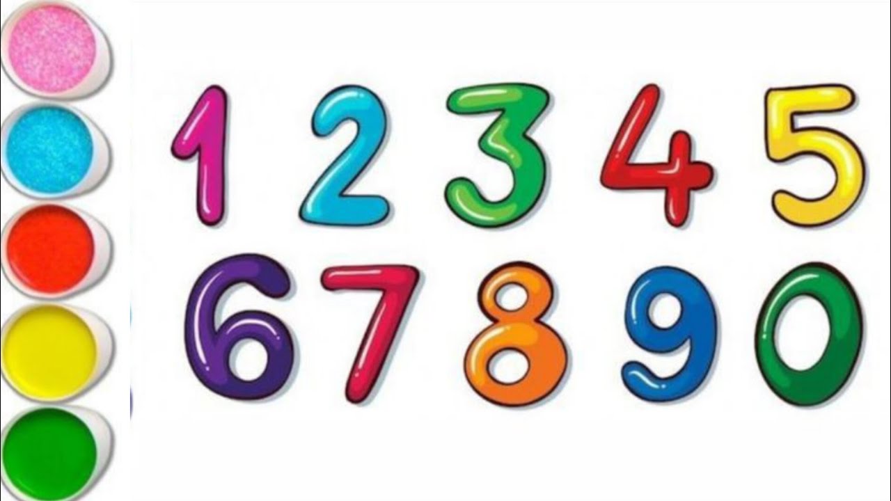 Counting drawing 🌈🌈|| Preschool learning 💯💯💯 || How to draw counting ...