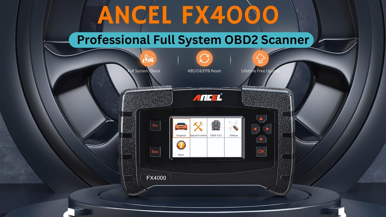 Best OBD2 Scanner 2024? ANCEL FX4000 In-Depth Review | - YouTube