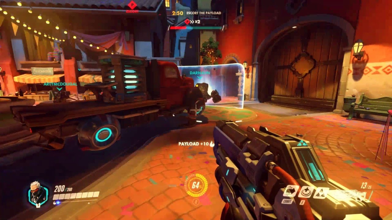 Overwatch Soldier: 76 Run and Gun Gameplay 60FPS - YouTube