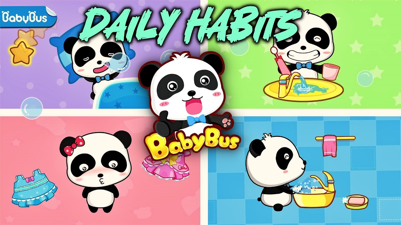 BABYBUS Daily Habits Gameplay | Cartoons for Kids | Funny Cartoon ...