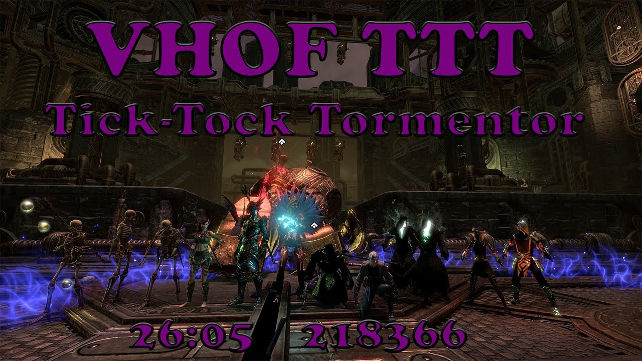 ESO|VHOF|TTT|Tick-Tock Tormentor|MK Sorc - YouTube