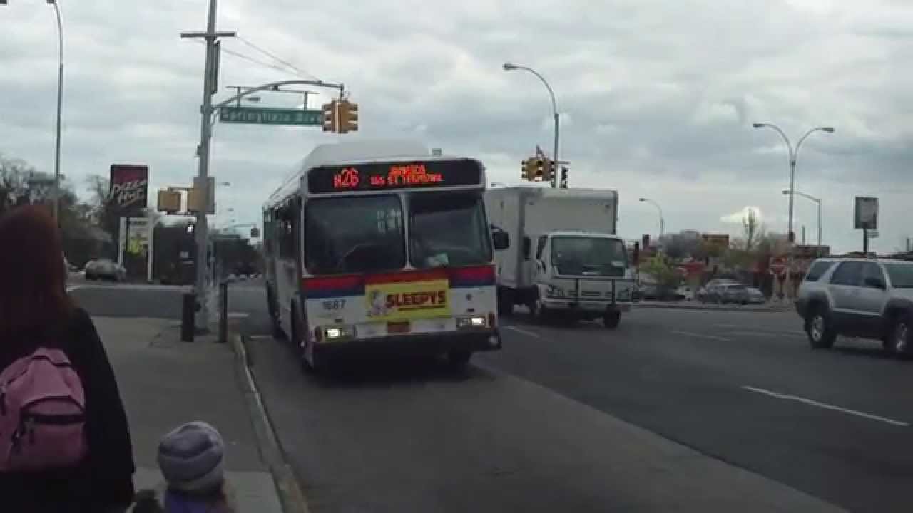 NlCE Bus: Orion V CNG 1687 N26 Bus@Springfield Boulevard/Hillside ...