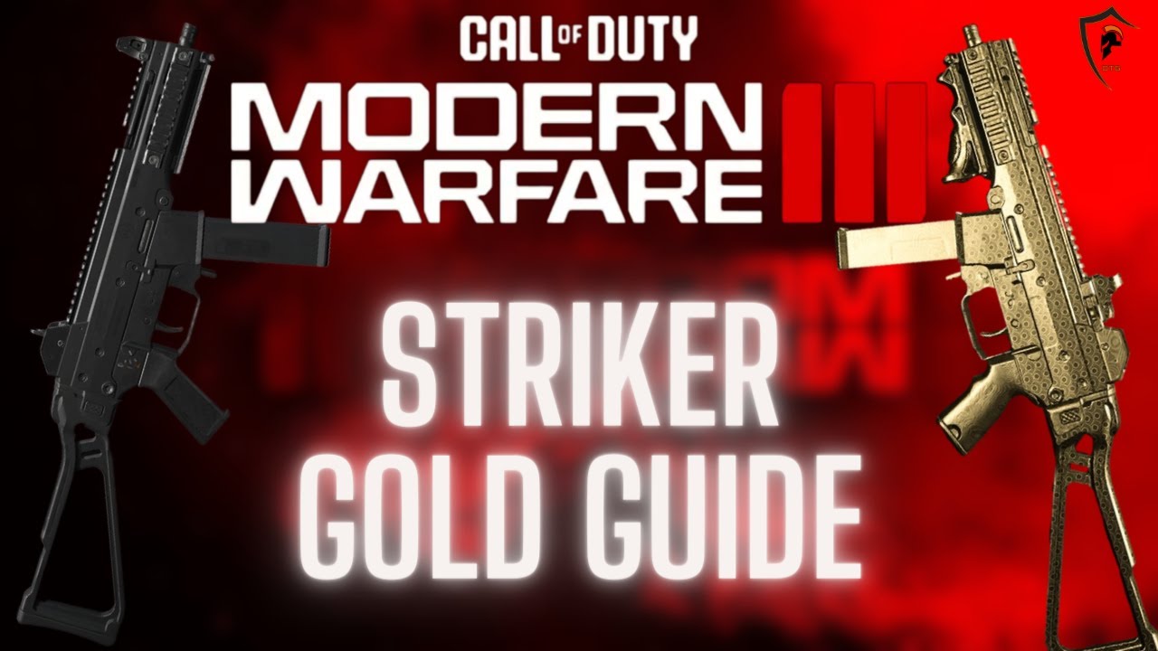 Unlocking Striker SMG Gold Camo in Call of Duty MW3 (2023) - Fast - YouTube