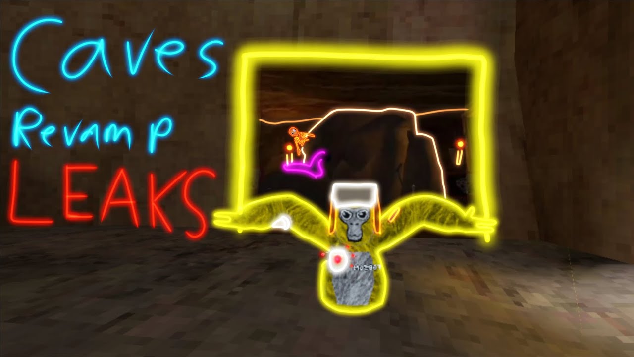 New leaks for the new caves revamp in Gorilla Tag - YouTube